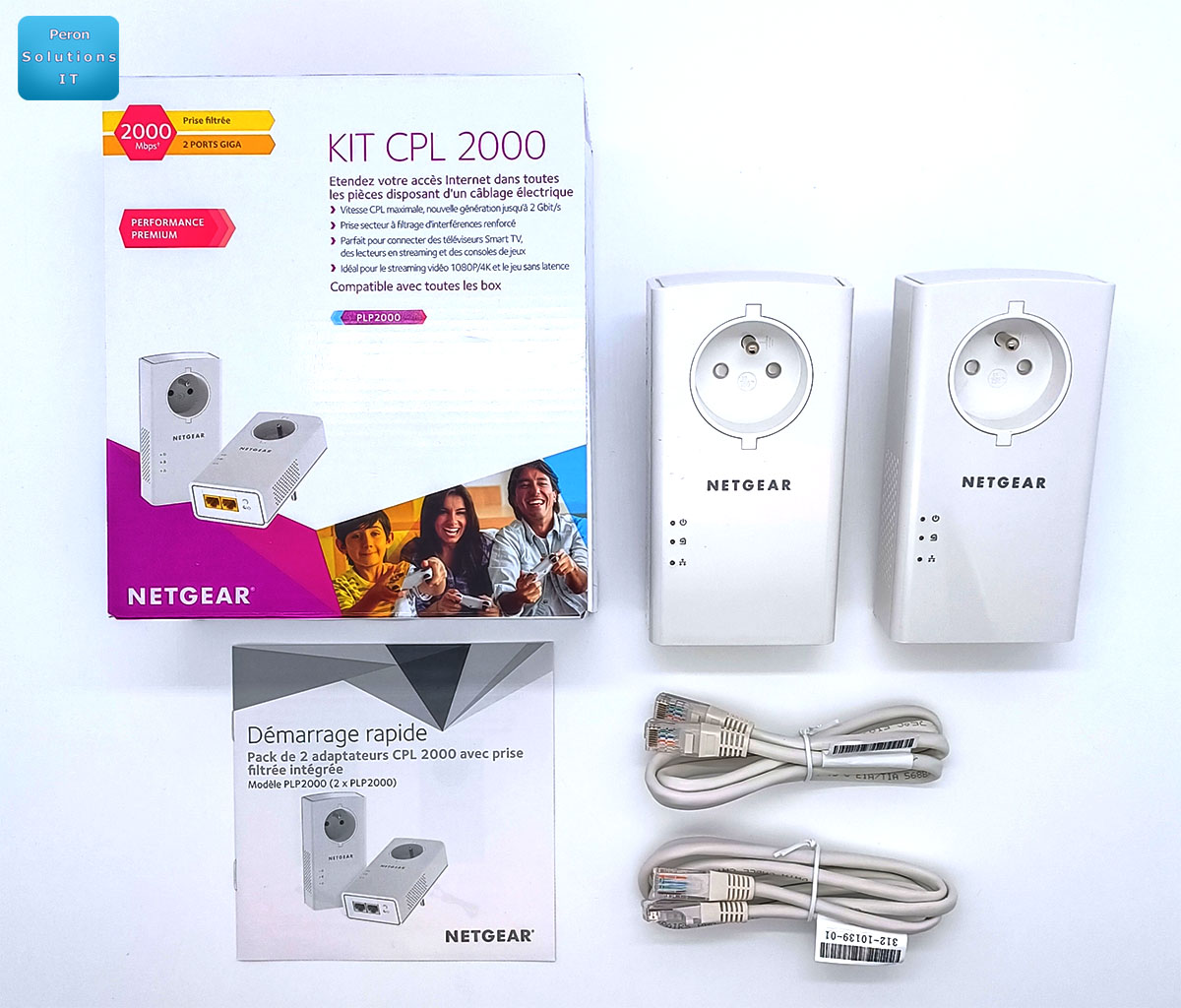 Installation de boîtiers CPL - PERON SOLUTIONS IT